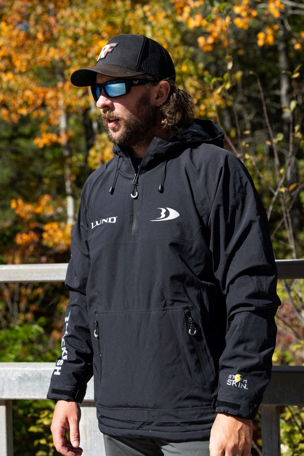 Gale Stormskin Soft-Shell Pullover - Black | Lund Boats Gear
