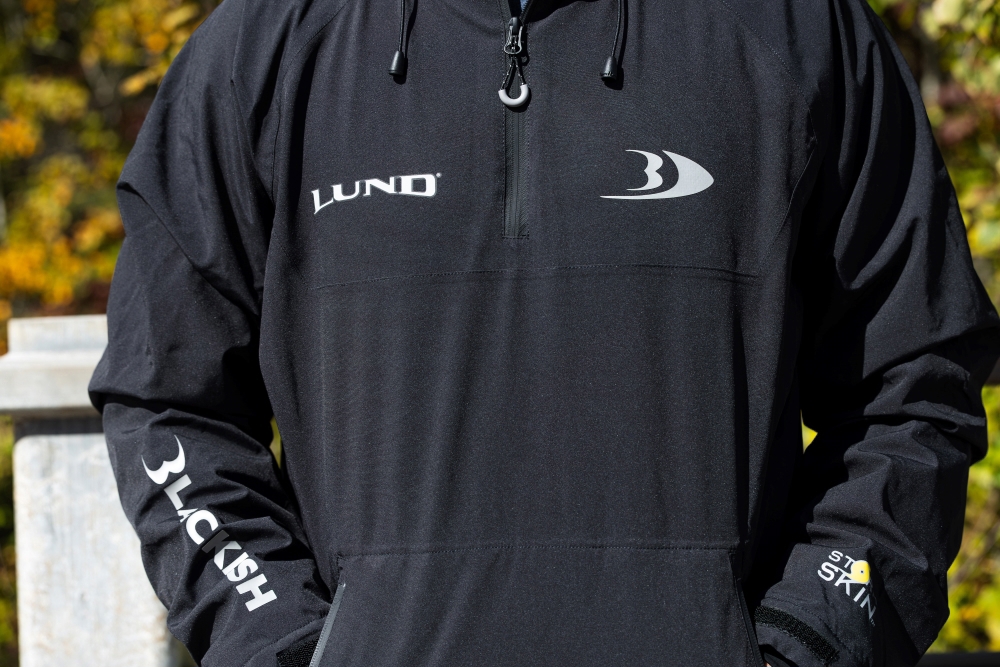 Gale Stormskin Soft-Shell Pullover - Black | Lund Boats Gear
