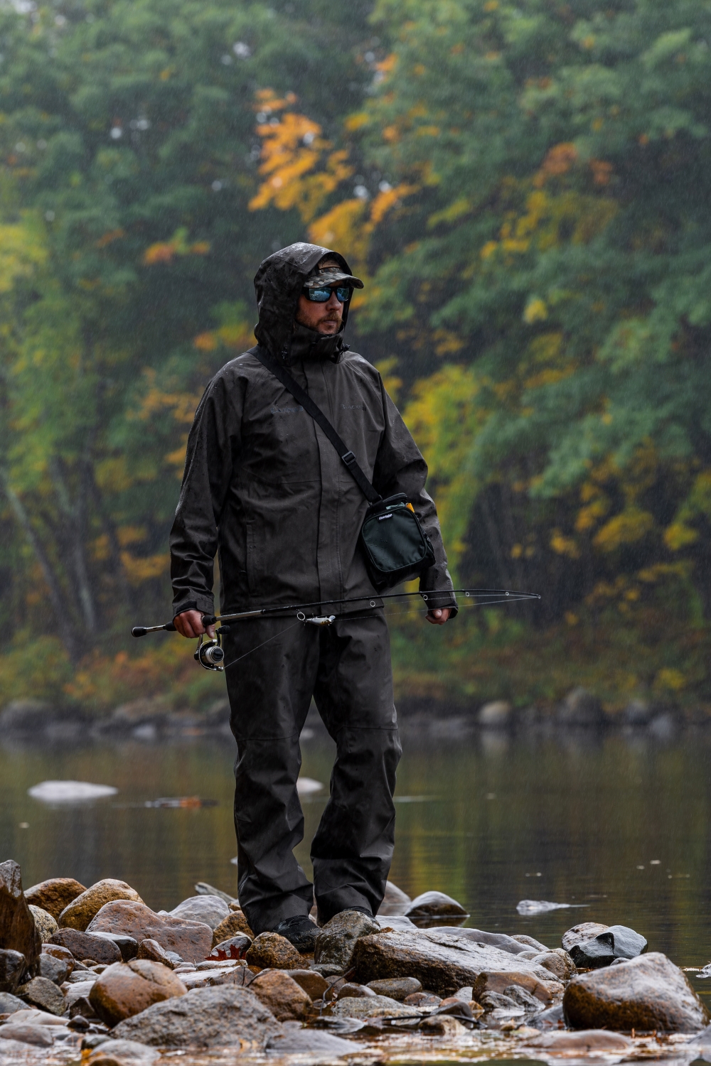 Rage Rain Bib - Stealth | Lund Boats Gear