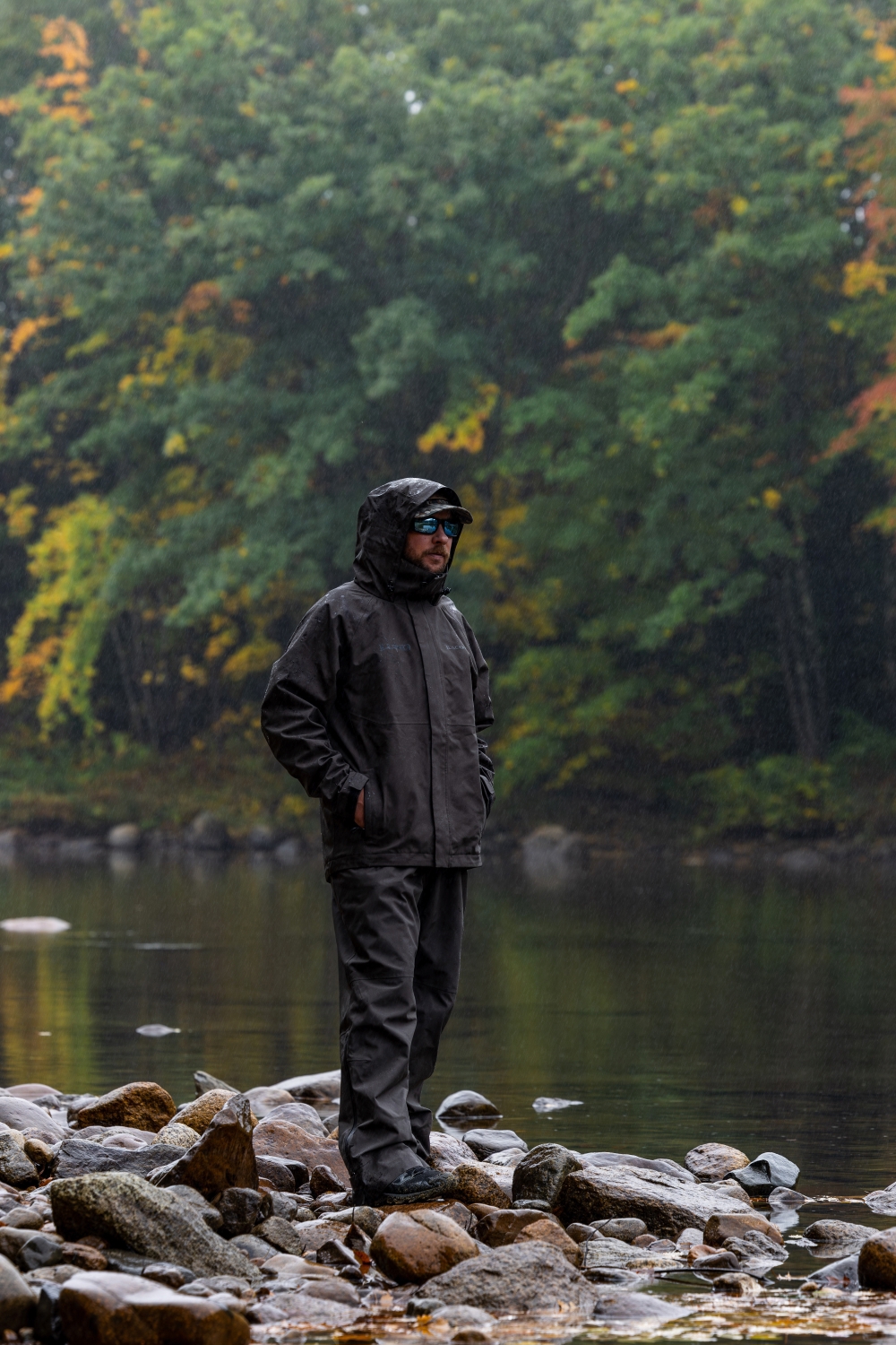 Rage Rain Bib - Stealth | Lund Boats Gear