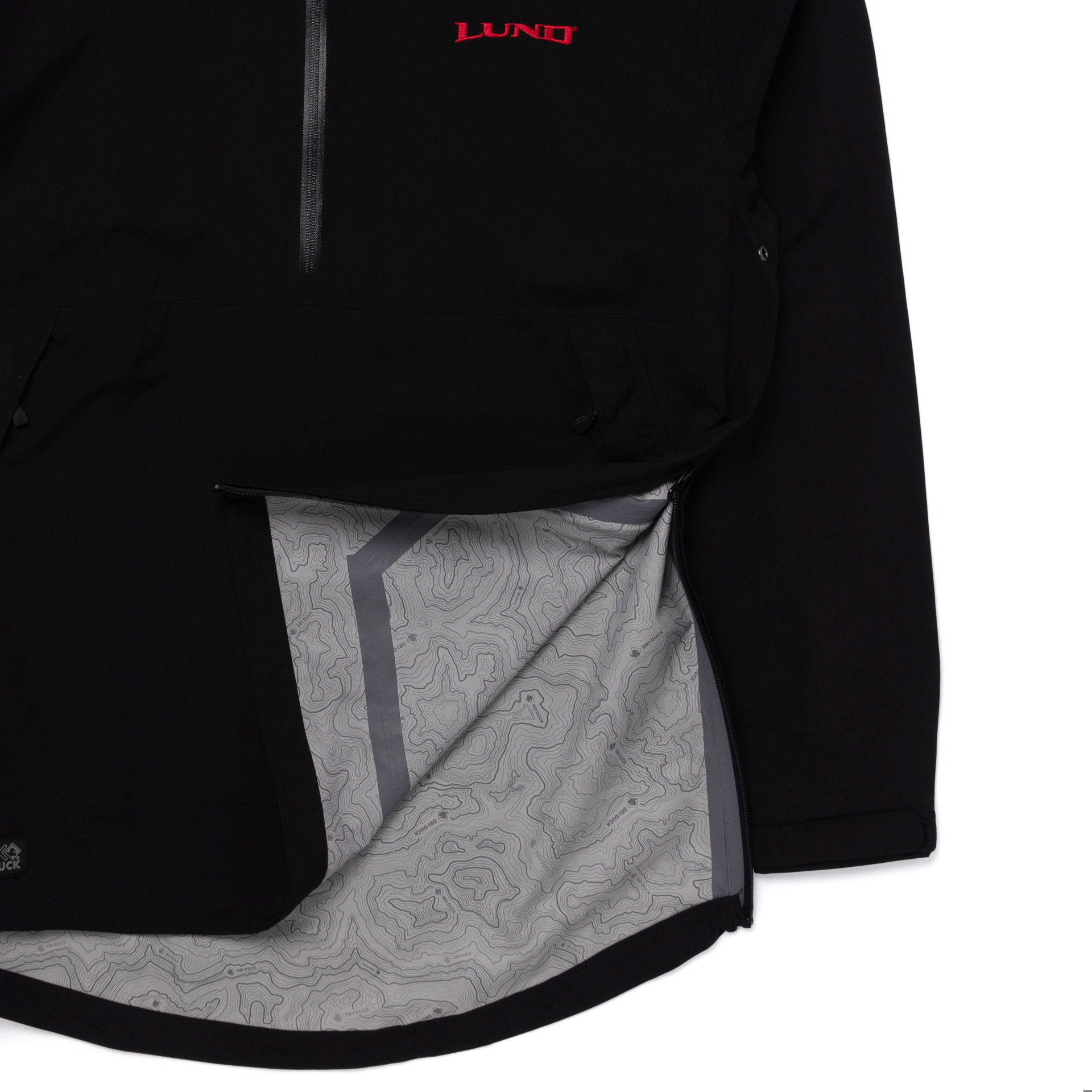 Dri Duck Anorak Black | Lund Boats Gear